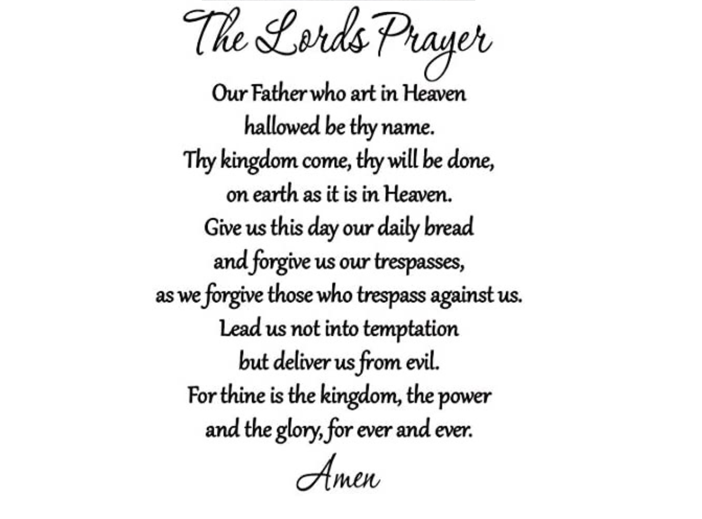 A Prayer for Every Need: The Our Father Is The Perfect Prayer – The ...